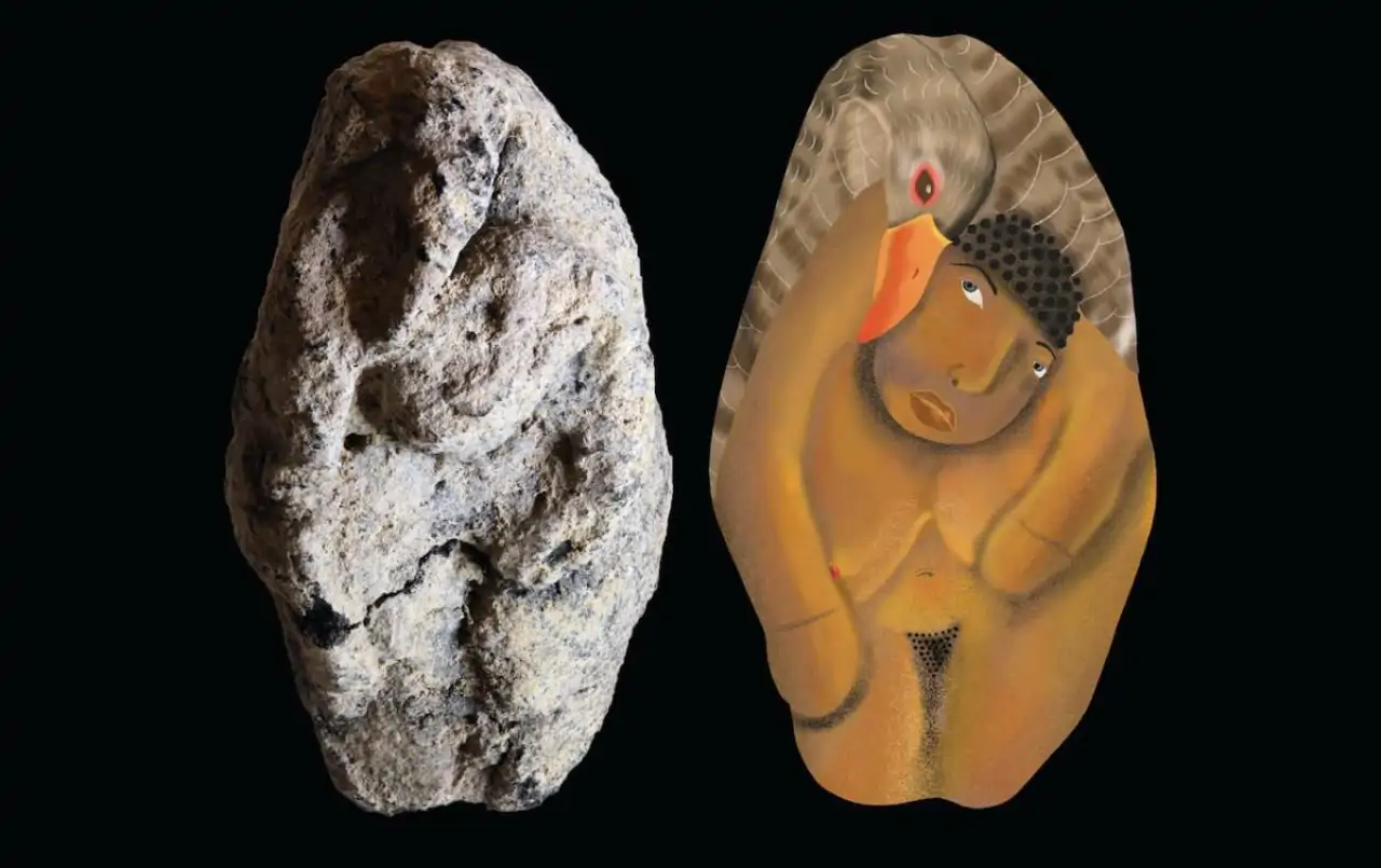 Una figura de 12.000 años muestra a una mujer y un ganso: ¿la primera ...