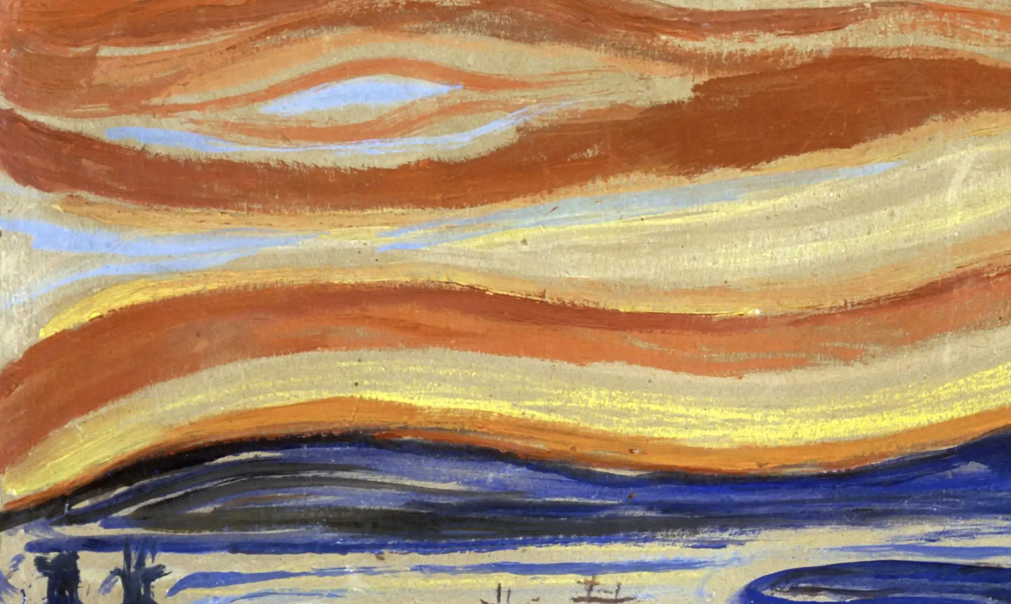 "Esto es obra de un loco": el misterioso mensaje oculto que Munch ...