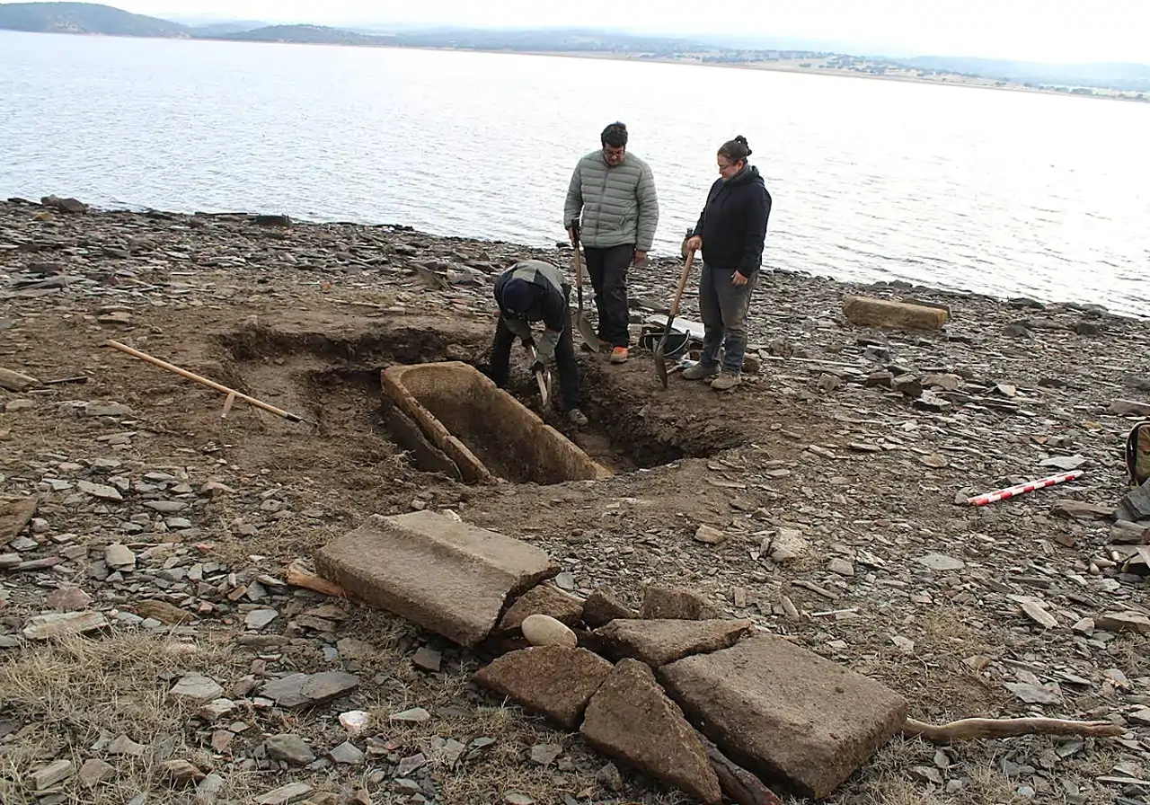 Encuentran un sarcófago visigodo único en la provincia de Salamanca