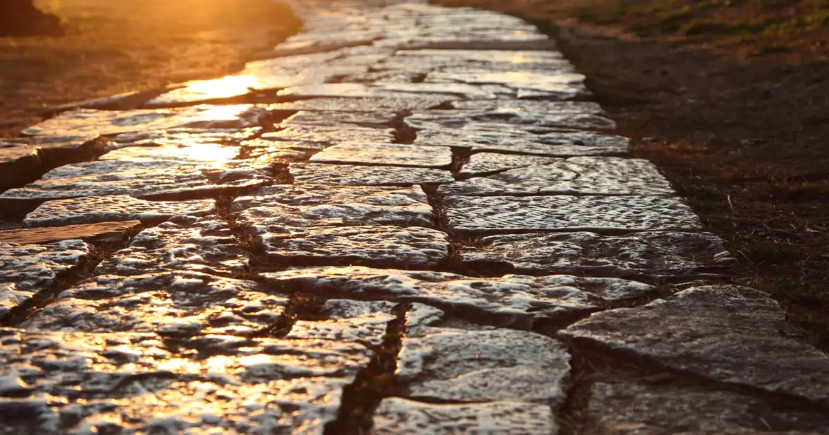 La calzada romana que originó el camino de Santiago