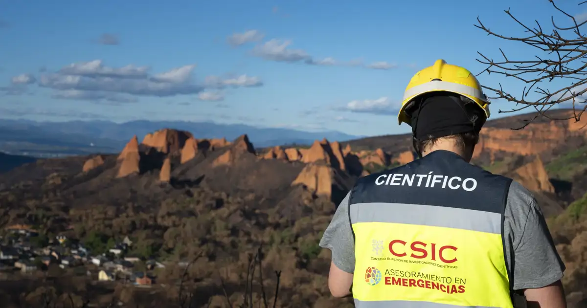 El CSIC califica los daños del incendio de Las Médulas como "reversibles"